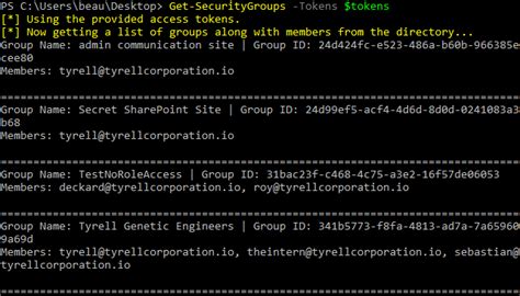 Recon Enumeration Modules Dafthack GraphRunner Wiki GitHub
