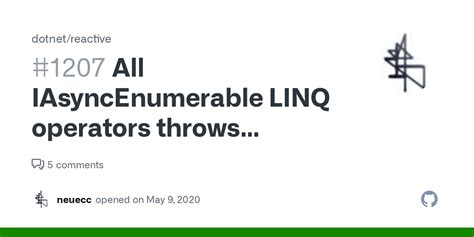 All Iasyncenumerable Linq Operators Throws Operationcanceledexception