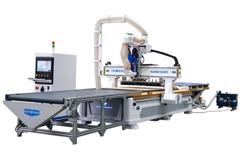 New Design Auto Feed Atc Cnc Router Machine For Wood Furniture Blue