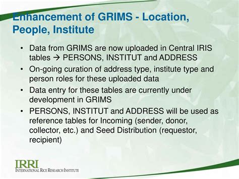 Ppt Iris Grims Updates Powerpoint Presentation Free Download Id 3472350