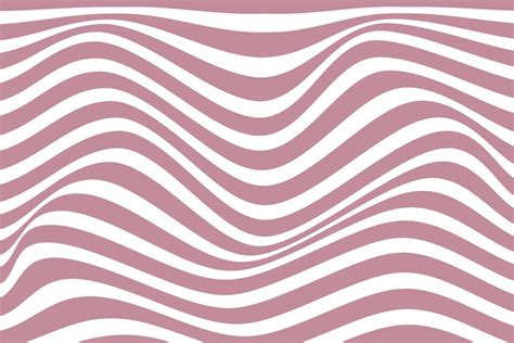 Simple Abstract Desaturated Pink Color Horizontal Line Wavy Distort