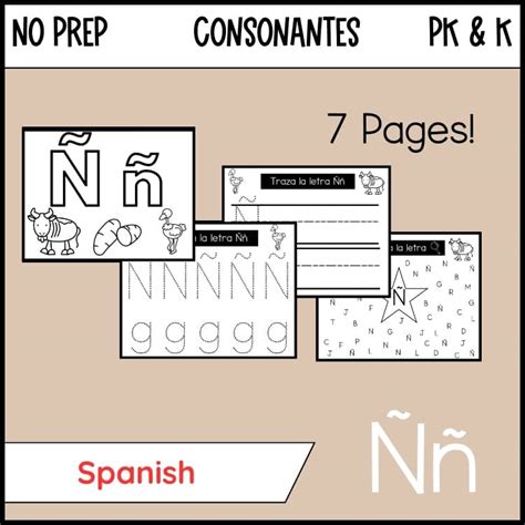 Letter Recognition Practice Ñ ñ Spanish By Aprende Con Yadira
