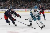 Folhapress Fotos Nhl San Jose Sharks At Columbus Blue Jackets