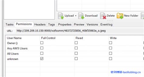 S3 Browser免费强大的s3存储管理软件 可管理兼容s3协议各类云存储 老刘博客