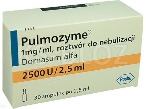 Pulmozyme Ulotka Dawkowanie Zastosowanie Interakcje Chpl