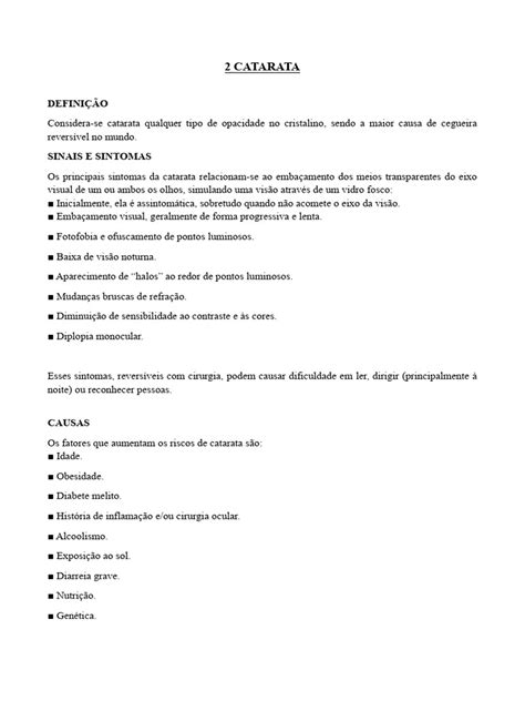 Oftalmo Download Grátis Pdf Glaucoma Catarata