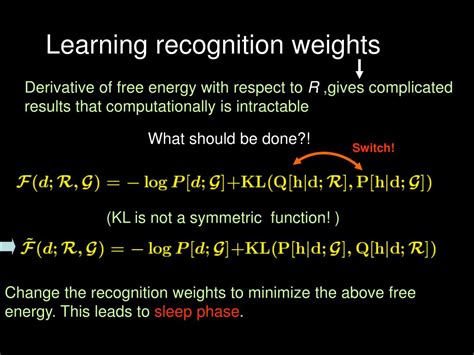 Ppt Wake Sleep Algorithm For Representational Learning Powerpoint