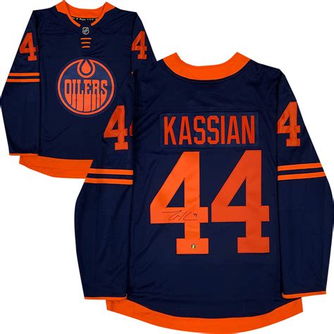 Zack Kassian Autographed Edmonton Oilers Fanatics Jersey Nhl Auctions