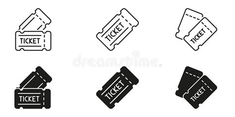 Entry Pass Symbol Collection Stock Illustrations 1666 Entry Pass