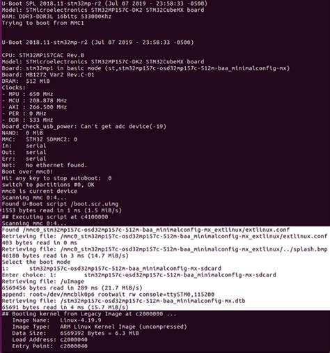 Figure 11 Boot Log Showing Which Dtb File Is Being Loaded