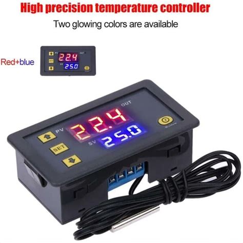 12v Temperature Controller Switch With Probe 20a Thermostat Control