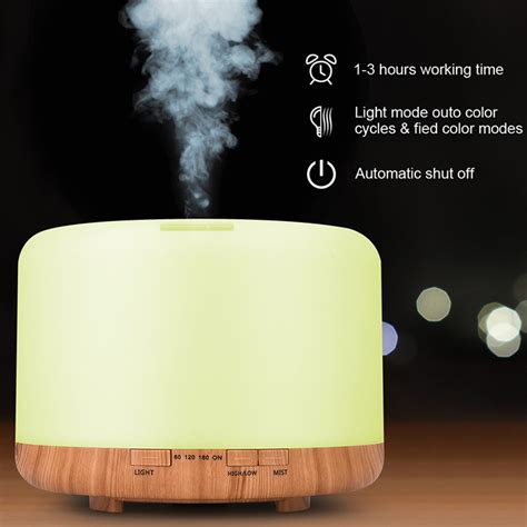 High Quality Energy Efficient Wood Grain Aroma Diffuser Peaceful