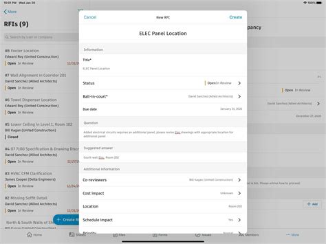 Construction Rfi Management Tracking Autodesk Construction Cloud
