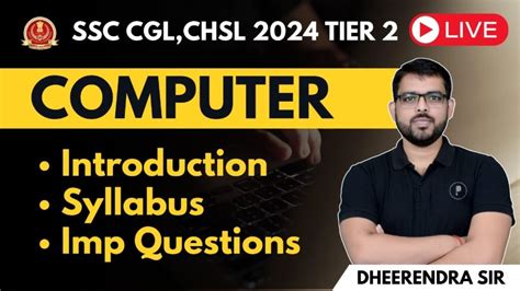 Computer Introduction Syllabus Important Questions Parcham Classes