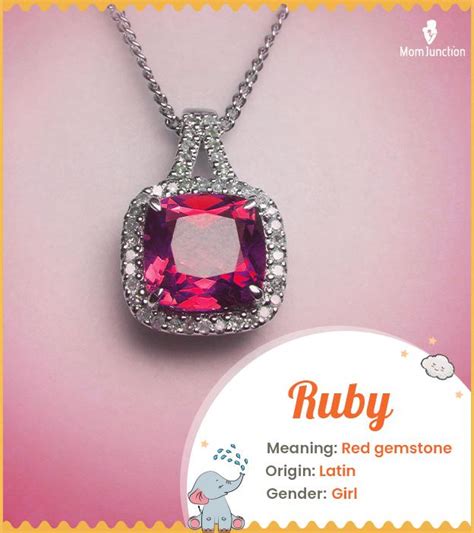 Ruby Name Meaning Origin History And Popularity
