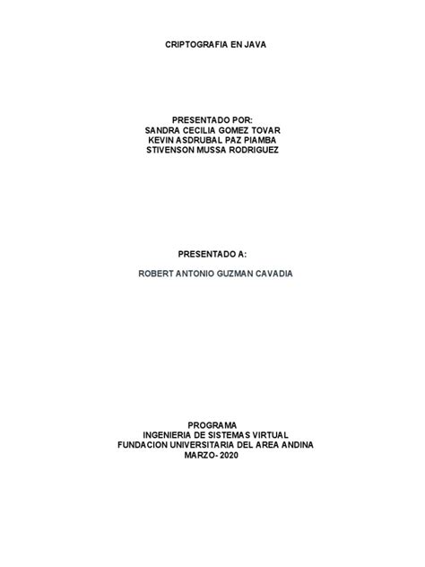 Criptografia En Java Pdf Criptografía Clave Criptografía