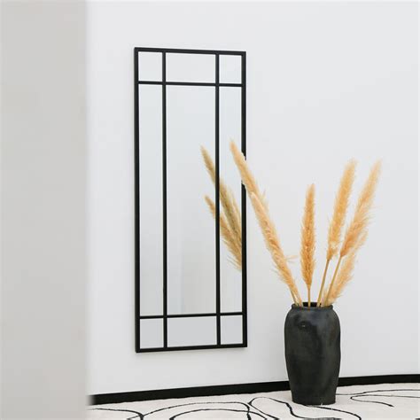 Latitude Run® Rectangle Metal Window Pane Mirror And Reviews Wayfair Canada
