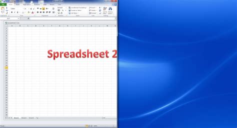 how do i view two excel spreadsheets at a time libroediting