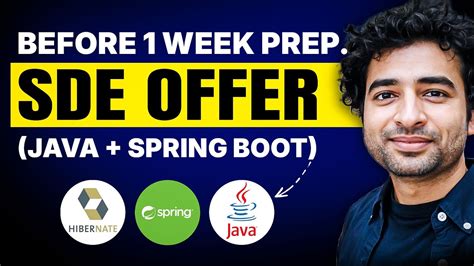 Used These Java Spring Boot Resources 1 Week Before My Sde Offers