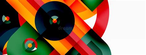 Vector Geometric Abstract Background Template Stock Illustration Illustration Of Abstract