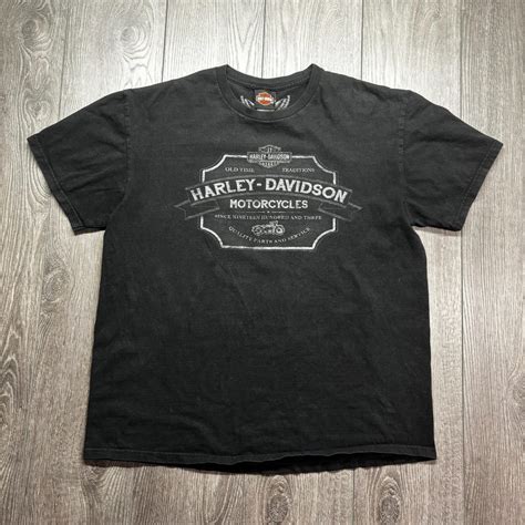 Vintage Harley Davidson Y2k T Shirt Xl Extra Large Black London Biker