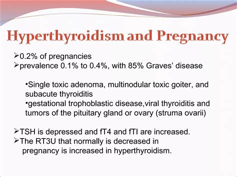 Thyroid Diseases In Pregnancy Ppt