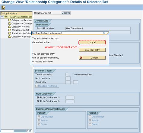 Sap Fscm Define Relationship Categories In Sap
