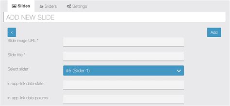 Custom Slider Siberian CMS Features And Modules Marketplace For App Creation
