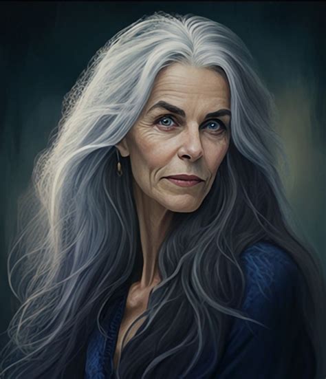 Older Beauties Older Woman Art Character Portraits Graphic Novel Art