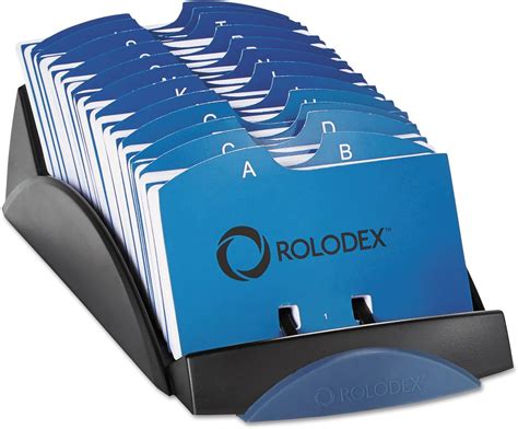 Rolodex Vip Open Card File With 500 2 1 4 X 4 Inch Cards And 24 A Z