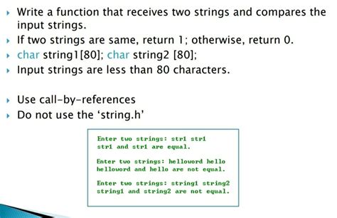 Solved Write A Function That Receives Two Strings And Chegg