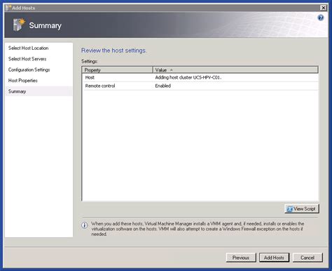cisco ucs hyper v cluster add hyper v cluster to scvmm part 8