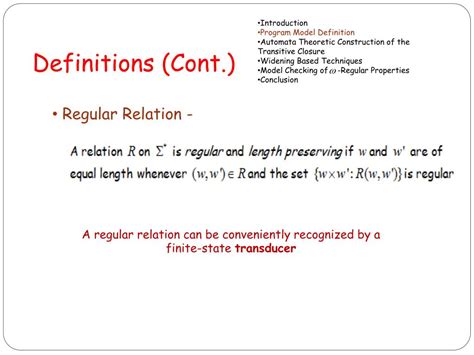 Ppt Regular Model Checking Powerpoint Presentation Free Download