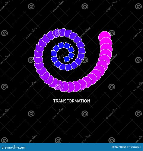 Transformation Circle Cartoon Vector 20016461