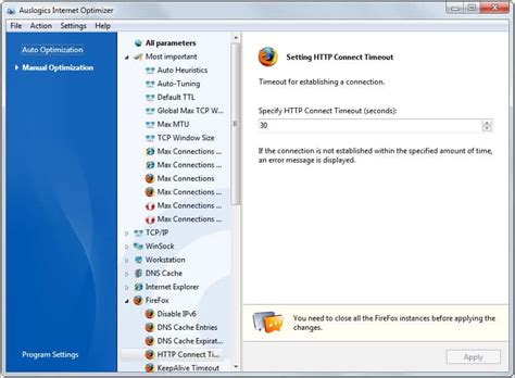 speed up your internet with auslogics internet optimizer ghacks tech news
