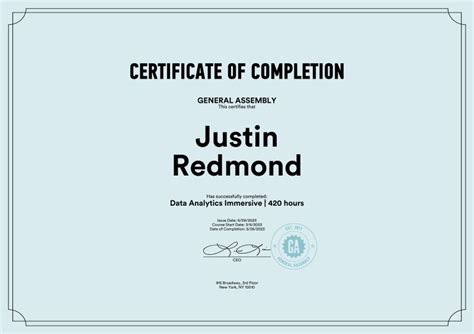 Justin Redmond On Linkedin Here Is My Certificate Of Completion For My Course In Data Analytics