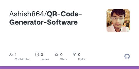 Github Ashish864 Qr Code Generator Software