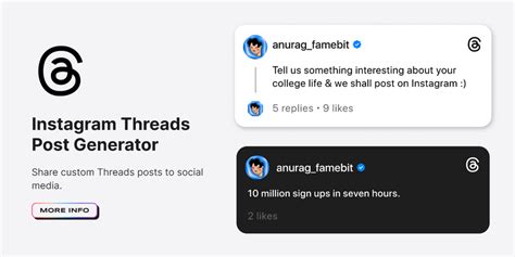 Instagram Threads Post | Figma