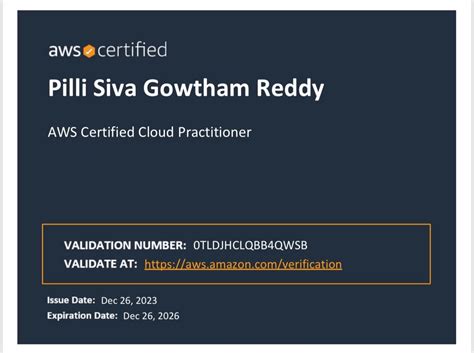 Passed Aws Cloud Practitioner Exam Gowtham Reddy Posted On The Topic Linkedin