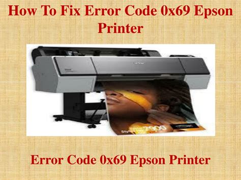 Ppt How To Fix Error Code X Epson Printer Powerpoint Presentation Id