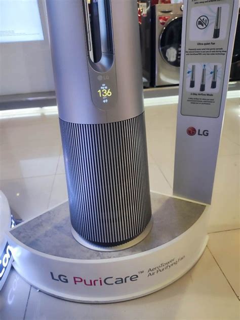 Lg Air Purifier Puricare Aero Tower In Air Purifying Fan Tv Home Appliances Air Purifiers
