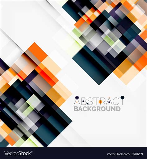 Abstract Blocks Template Design Background Simple Vector Image
