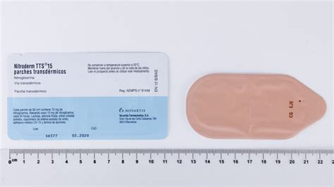 Nitroderm Tts 15 Parches Transdermicos Precio 2314€ VÍa TransdÉrmica