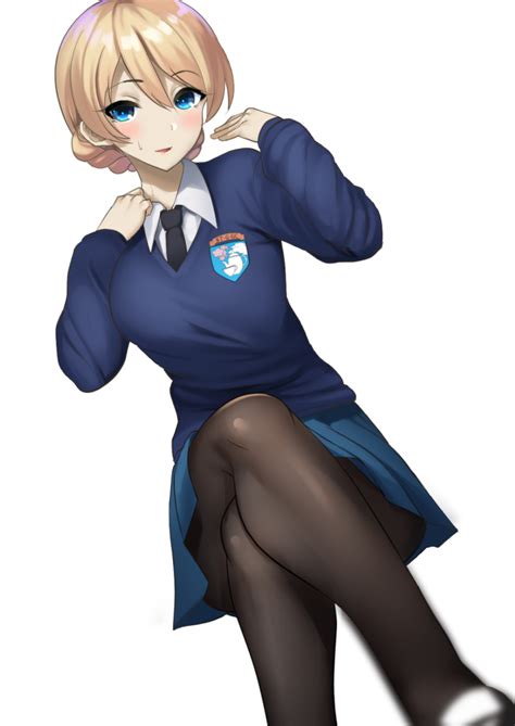 Safebooru 1girl Bangs Black Legwear Blonde Hair Blue Eyes Blue Skirt