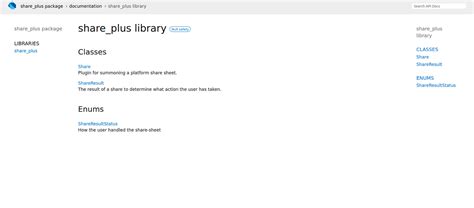 Flutter What Is Dart Doc Api Reference Flutter Community