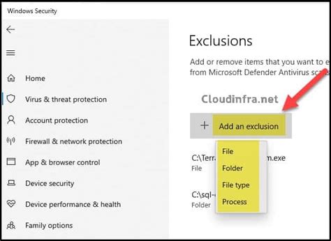 Exclude Files Or Folders From Microsoft Defender Antivirus Scan Using Intune