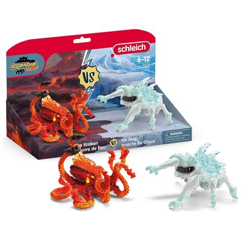Schleich Eldrador 70826 Ice Bug Vs Fire Kraken Smyths Toys Uk