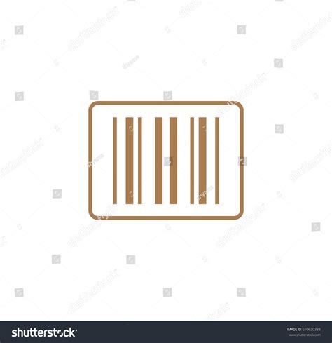 Barcode Icon Linear Style Isolated Vector Stock Vector Royalty Free Shutterstock