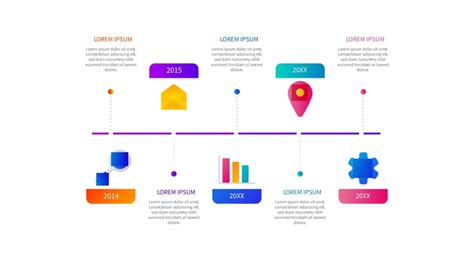 Line Of Colorful Icons Google Slide Theme And Powerpoint Template Slidedocs