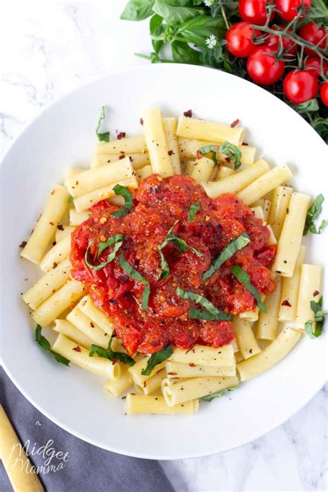 Spicy Cherry Tomato Pasta Sauce Done In 30 Minutes